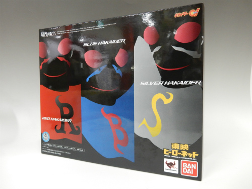 S.H.Figuarts Red Hakaider, Blue Hakaider, Silver Hakaider set of 3 ...