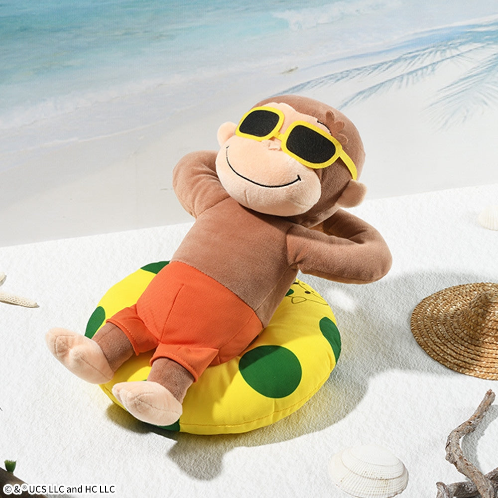 Curious George L Plush Toy SUMMER | animota