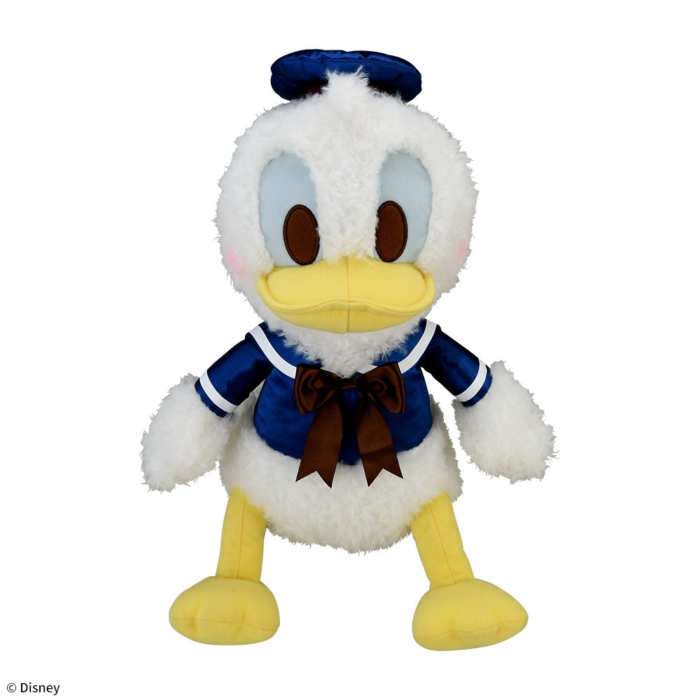 Donald Duck Red Cheeks L Plush Toy Blue Gold | animota