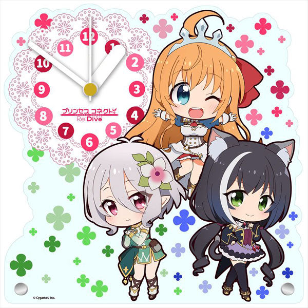 Anime "Princess Connect! Re:Dive" Puchi Choko Acrylic Table Clock ...